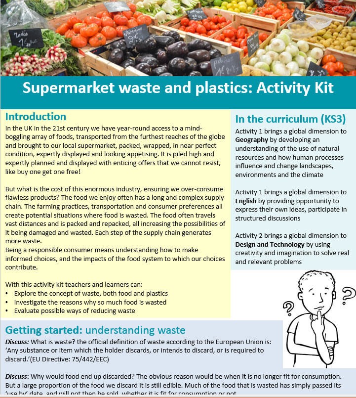 Supermarket waste and plastic › Reboot Education